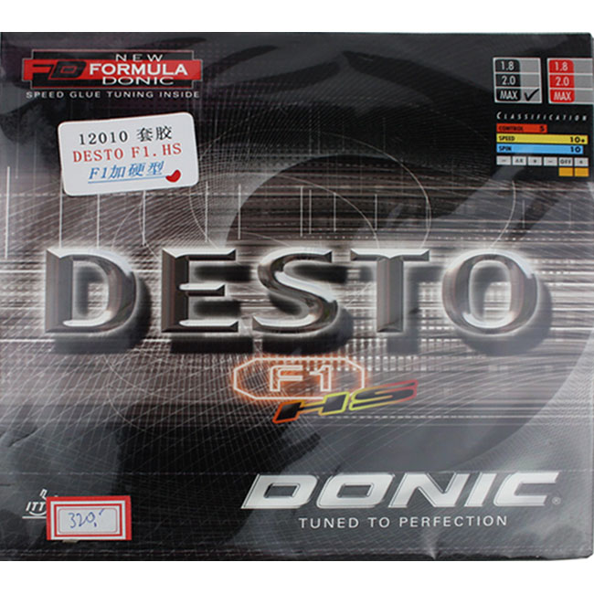 多尼克DONIC F1 HS加硬型（Desto F1）德士途F1乒乓球拍反胶套胶12010_正品、价格、评价、怎么样？ - 动库商城